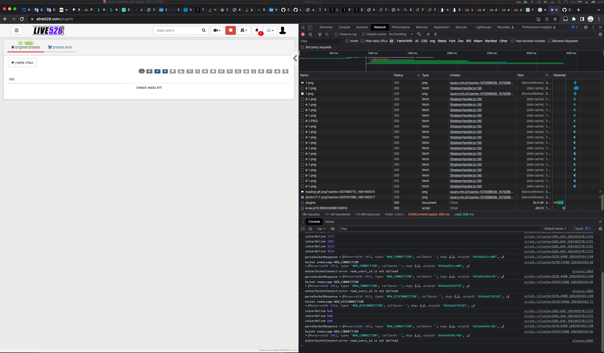 Plugins page shows empty · Issue #7894 · WWBN/AVideo · GitHub