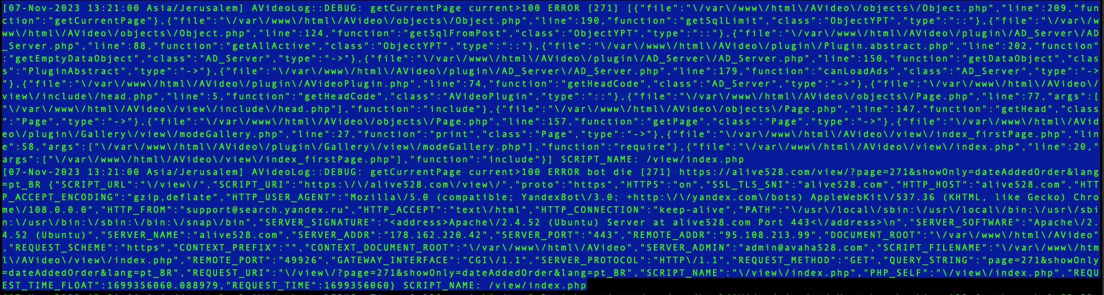 Unknown Error Is Causing Site To Hang · Issue 8609 · Wwbnavideo · Github 