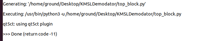 Return code error-11 · Issue #4474 · gnuradio/gnuradio · GitHub