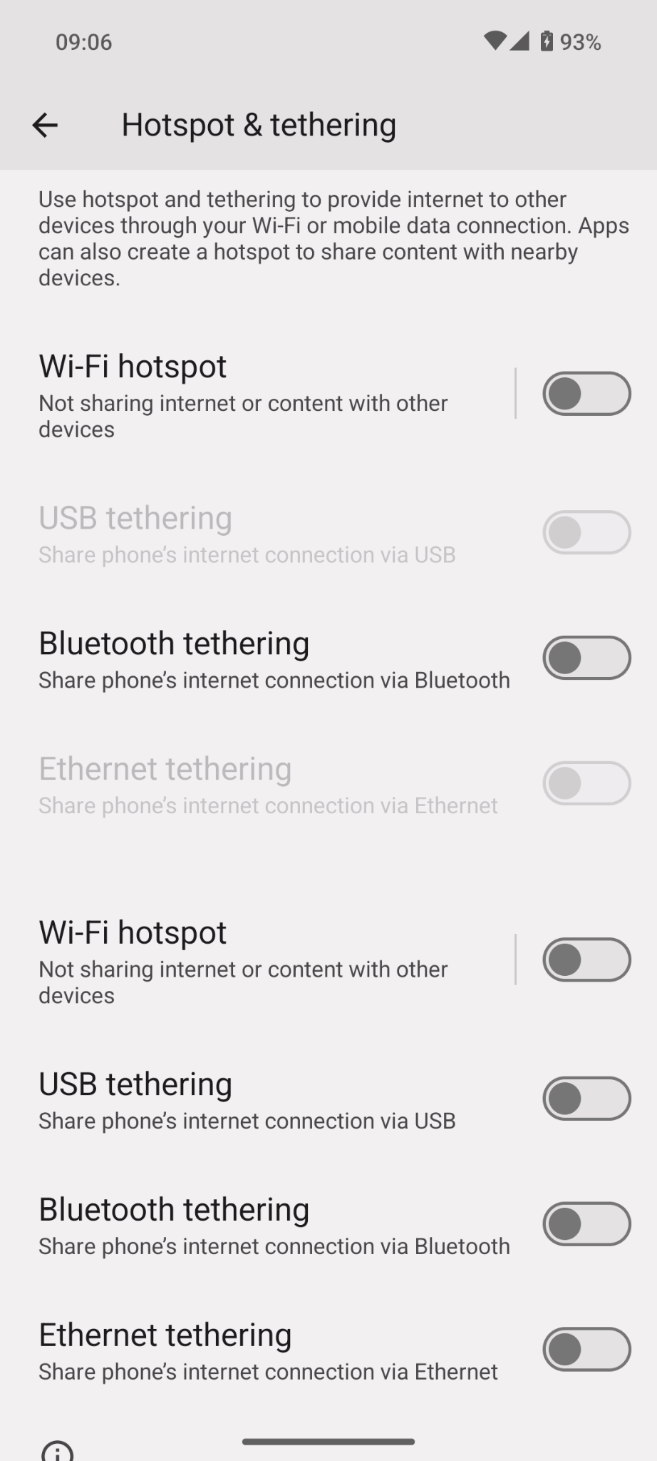 Duplicate entries in Hotspot & Tethering settings · Issue #2567 · GrapheneOS/os-issue-tracker ...