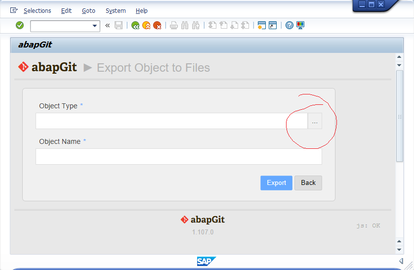Export object to files: suggest removing search help · Issue #4685 · abapGit/abapGit · GitHub