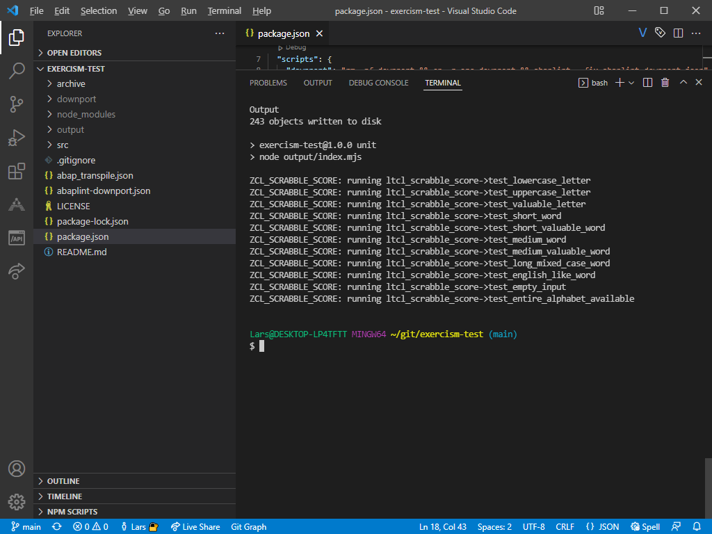 Scrabble Score Error In Abapopen But Not In Abap Backend · Issue 69 · Exercismabap · Github