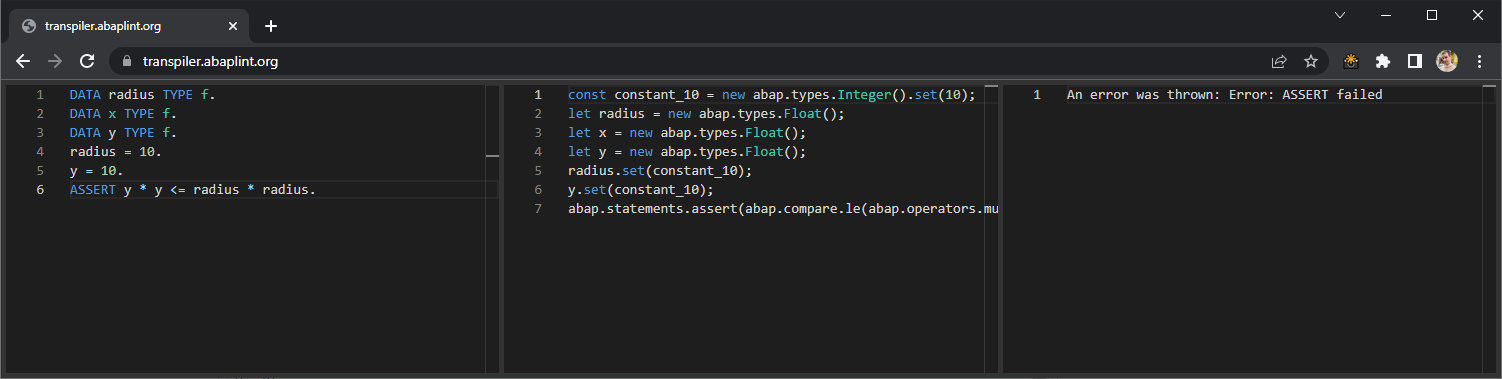 Darts: Calculation problem · Issue #146 · exercism/abap · GitHub