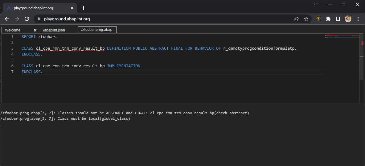 Expected Classdefinition Structure Rap · Issue 2584 · Abaplint Abaplint · Github