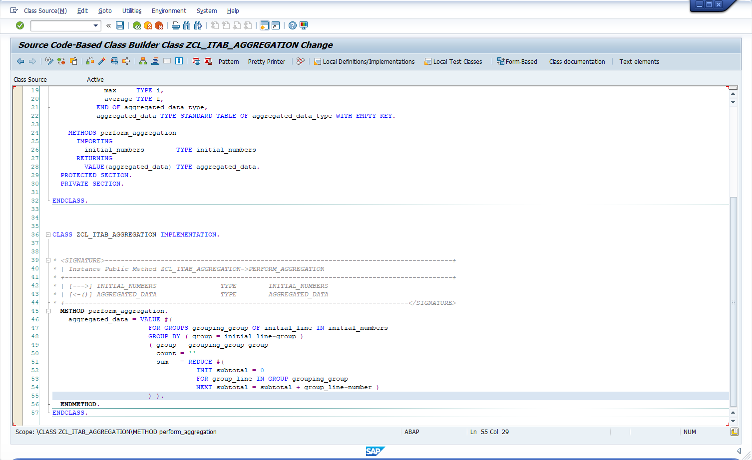 For Group ... Group By ... not supported · Issue #186 · exercism/abap · GitHub