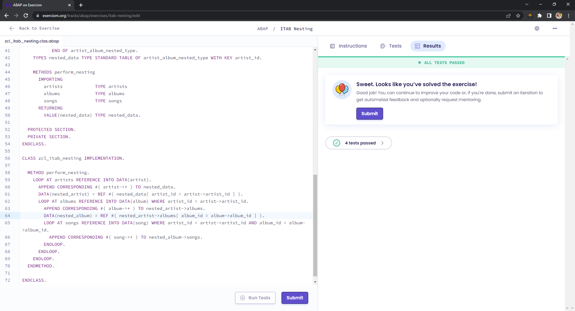 ITAB Nesting: 'Error Variable name "temp3" already defined (check ...