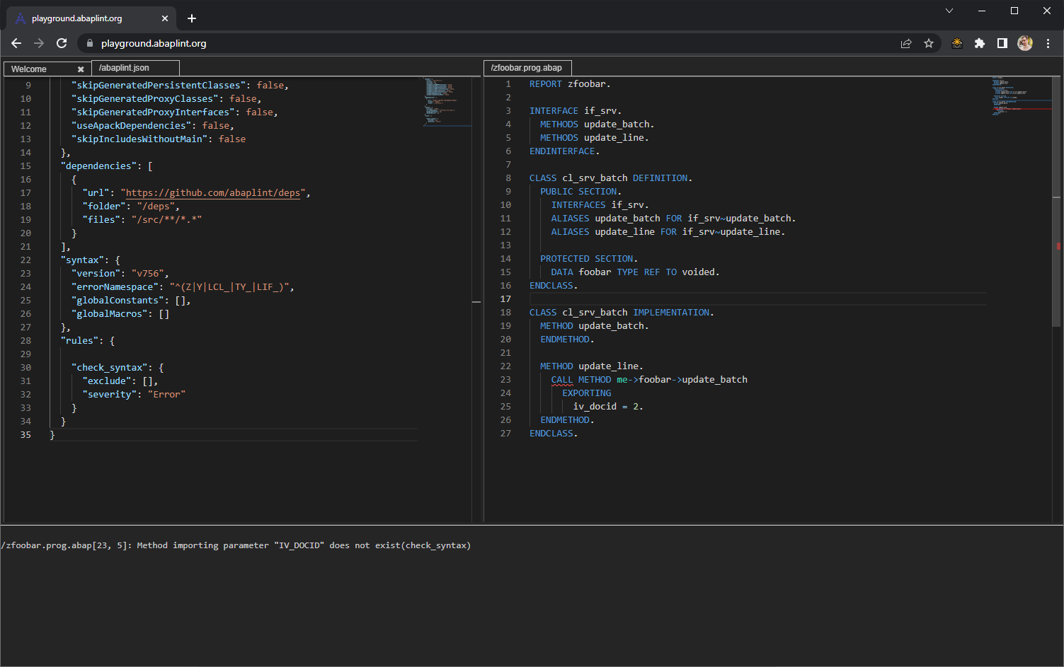 Syntax Issue Method Importing Parameter Iv Does Not Exist Checksyntax E · Issue