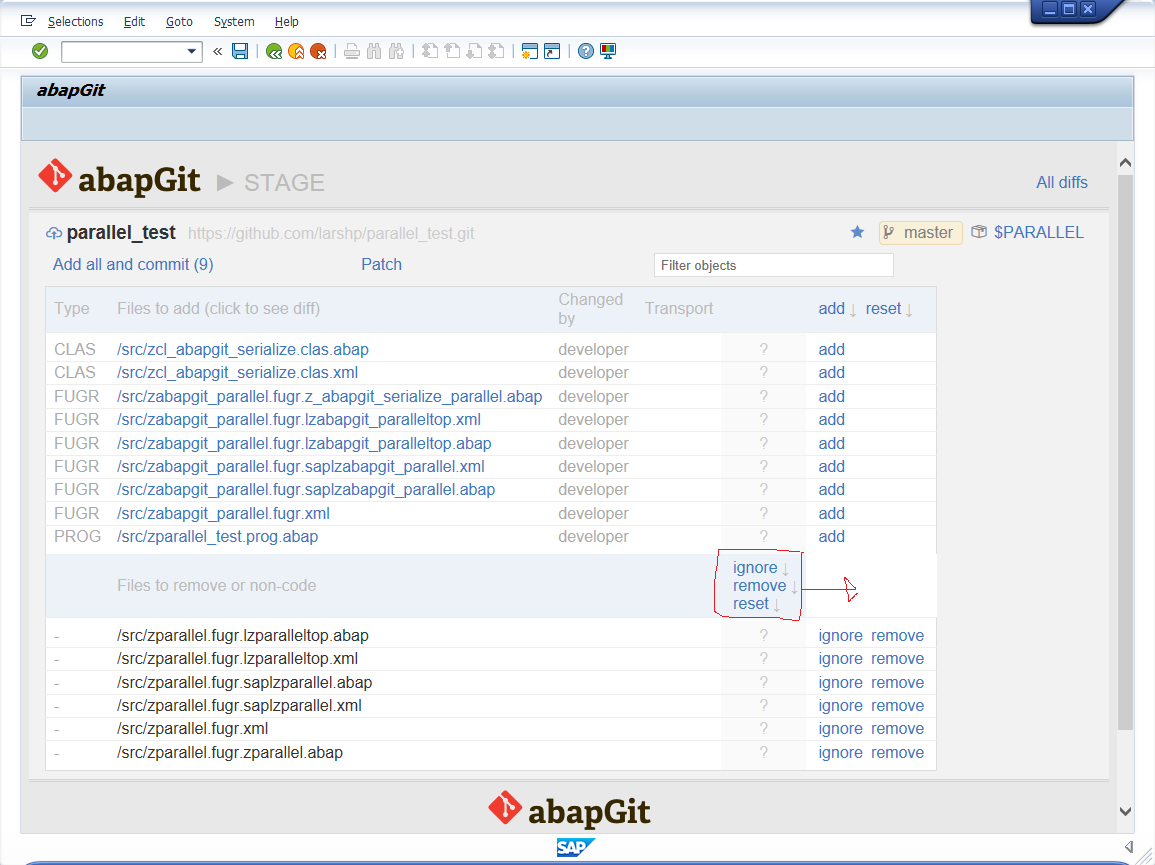 Staging Screen Columns · Issue 2120 · Abapgit Abapgit · Github