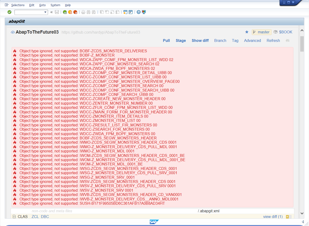 Unsupported Object List · Issue 2468 · Abapgit Abapgit · Github