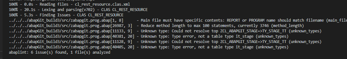 Setup abaplint type checks on all code and ZABAPGIT_FULL · Issue #3405 · abapGit/abapGit · GitHub