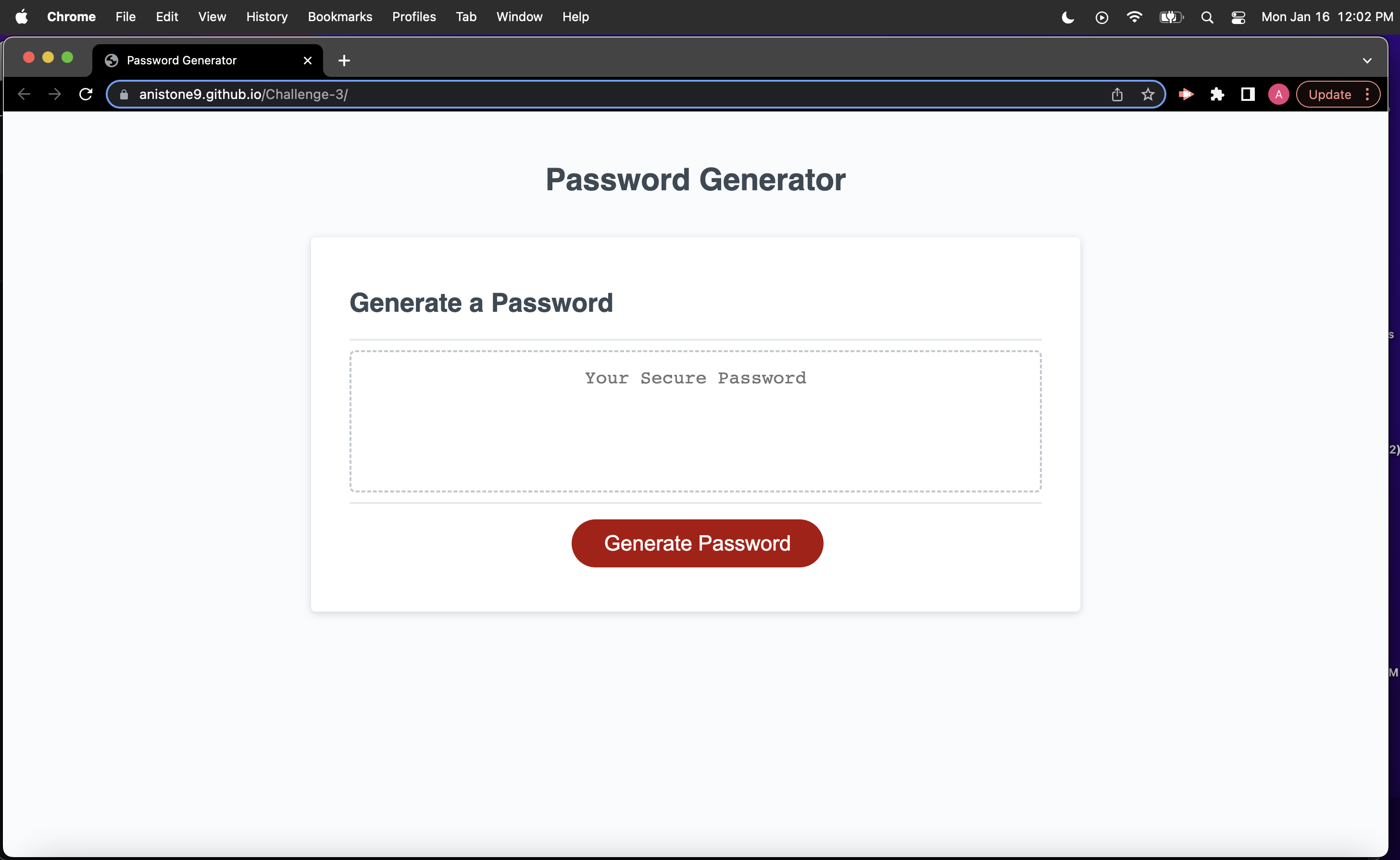GitHub - anistone9/password-generator
