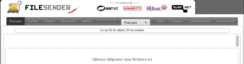 Right menu does not appear · Issue #431 · filesender/filesender · GitHub