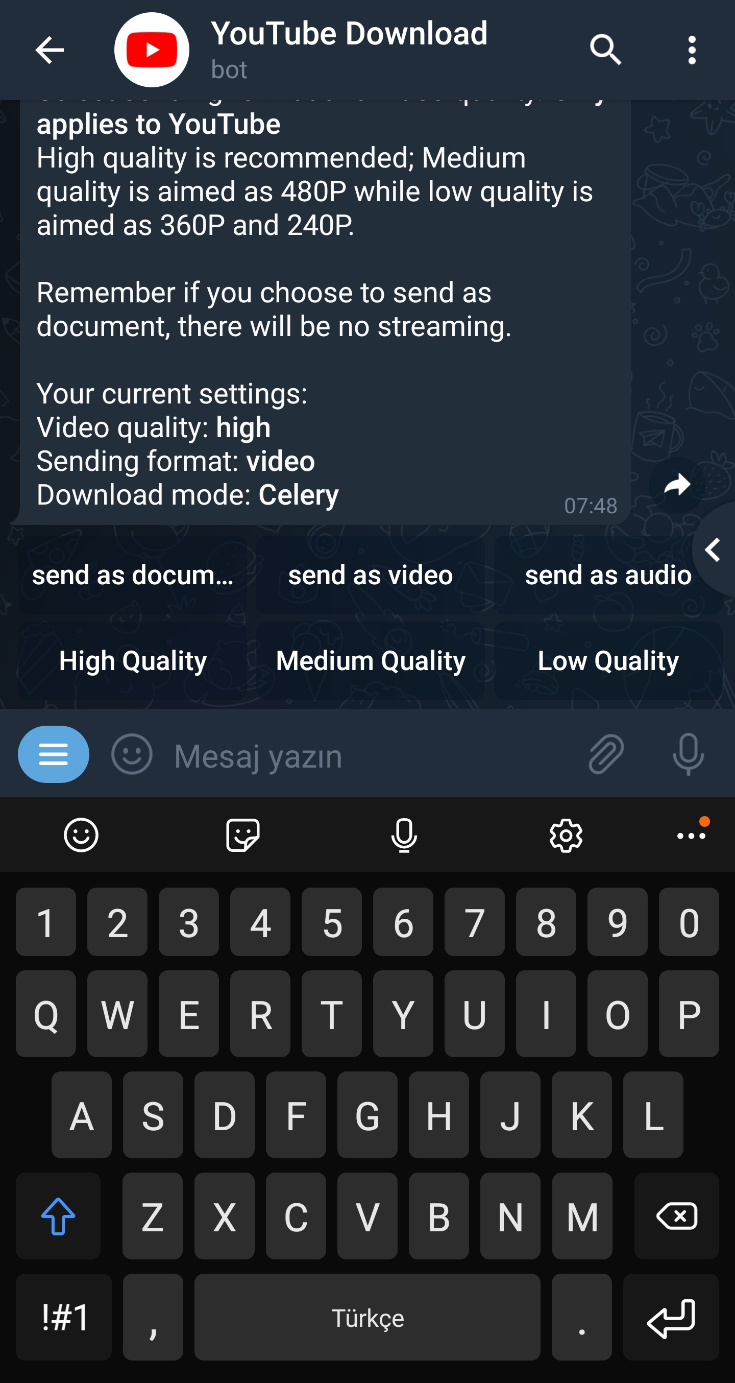 Settings Problem · Issue #66 · tgbot-collection/ytdlbot · GitHub