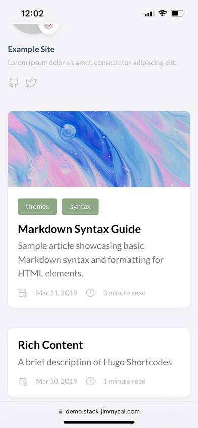 主题新版本在safari的巨大bug · Issue #599 · CaiJimmy/hugo-theme-stack · GitHub