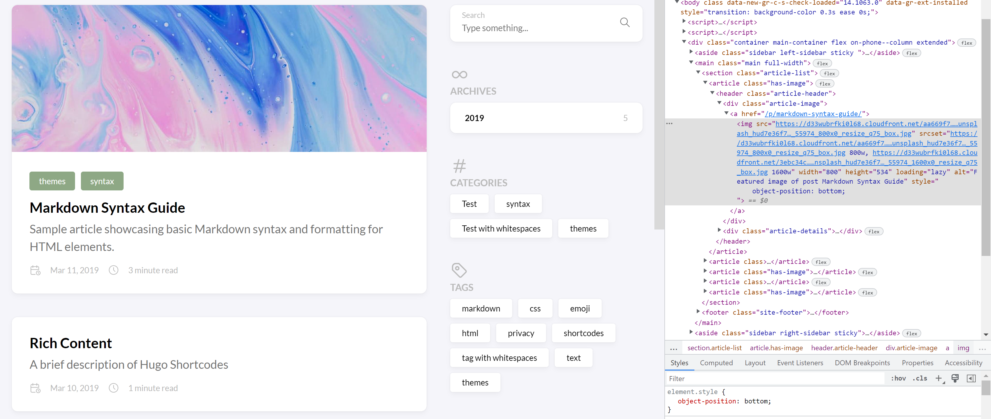 How to adjust the image crop on the main article list? · Issue #581 · CaiJimmy/hugo-theme-stack ...
