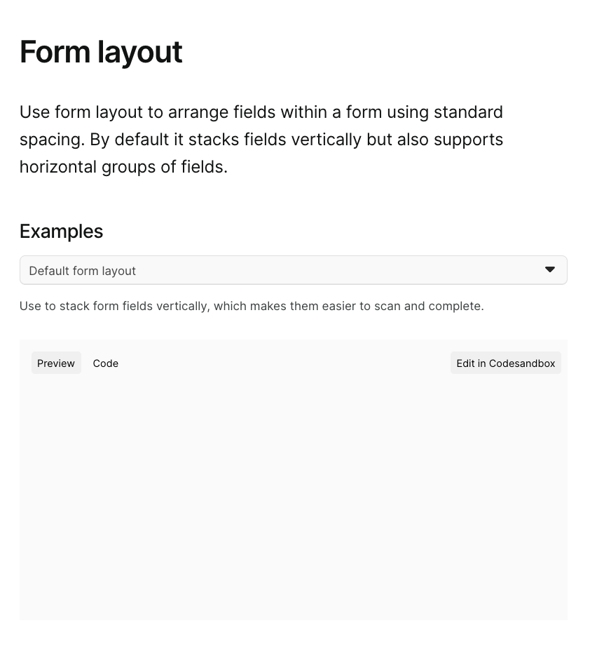 Form layout example doesn't render · Issue #6279 · Shopify/polaris · GitHub