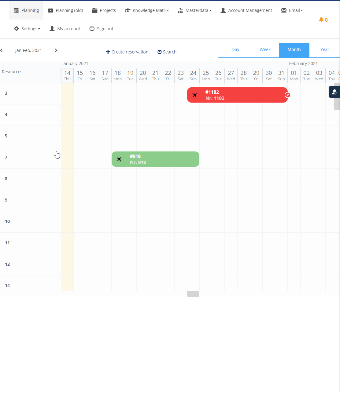 Custom events are mixed up when scrolling vertically and horizontally ...