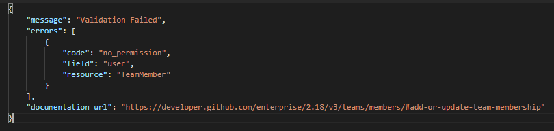 Probot Throwing Error When Trying To Add Member To A Team · Issue 1137 · Probotprobot · Github