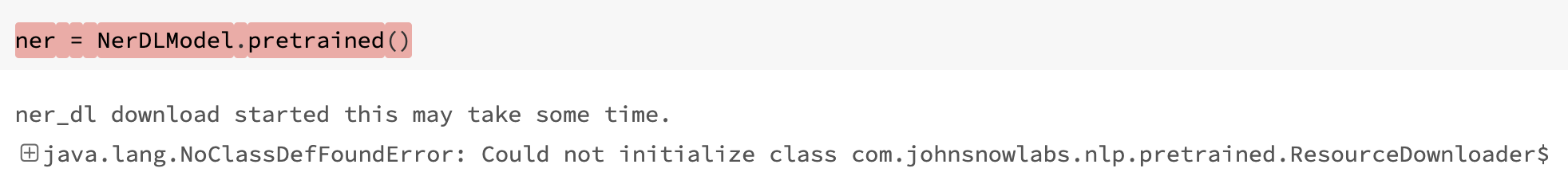 Sparknlp Lemmatizermodel Pretrained Error On Databricks Runtime 11 0 Ml Apache Spark 3 3 0