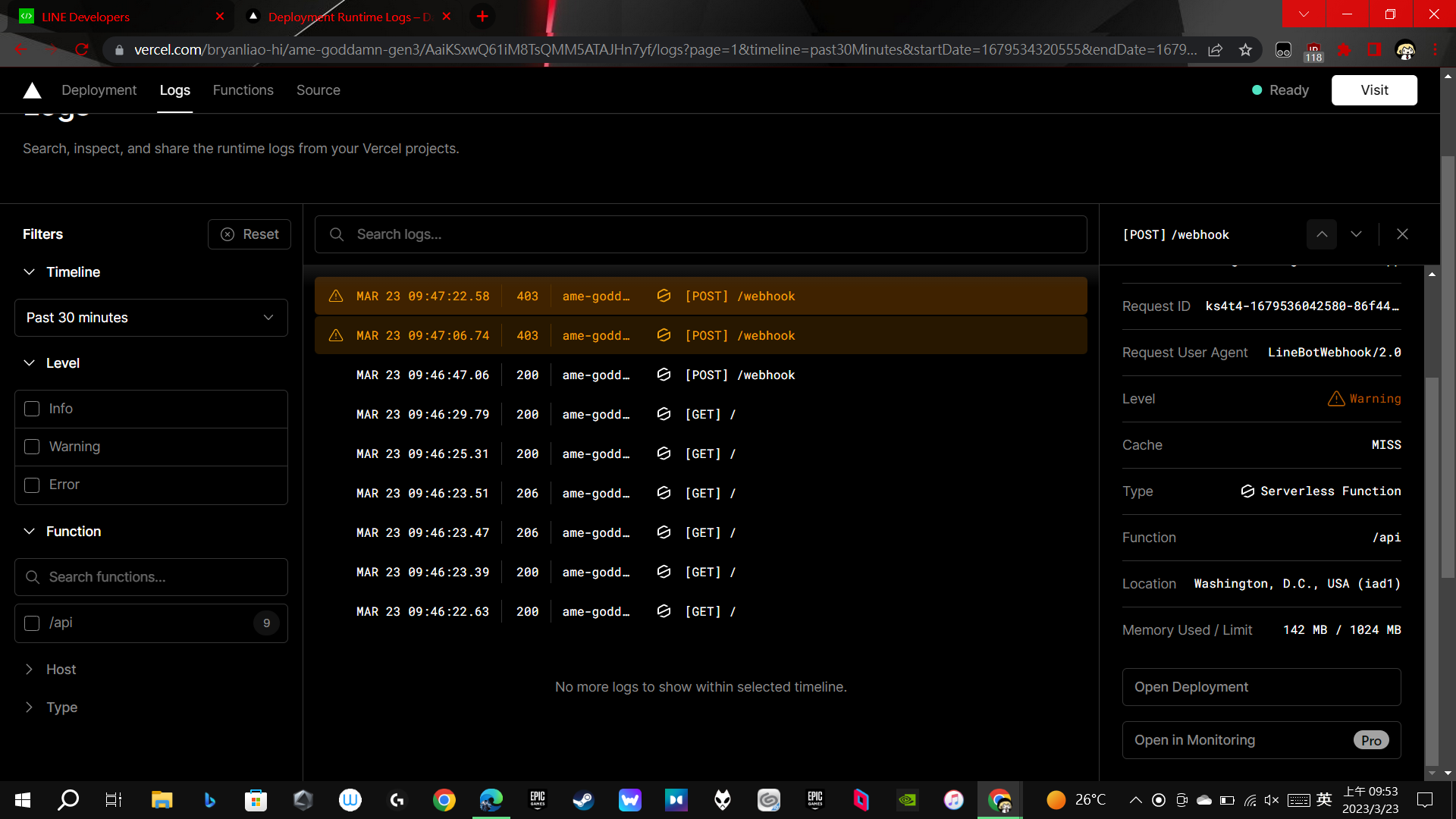 更新後發問已讀不回 · Issue #235 · memochou1993/gpt-ai-assistant · GitHub