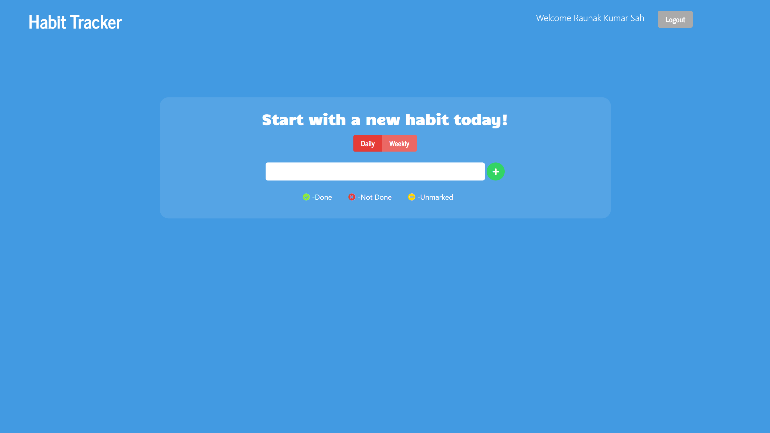 GitHub - itsraunak/Habit_Tracker: A habit tracker project is a web application designed to help ...