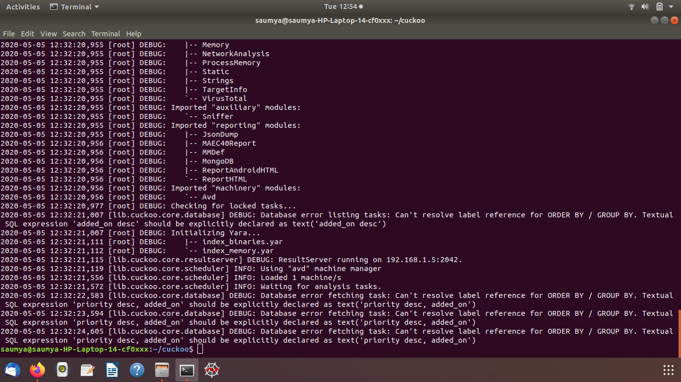 DEBUG: Database error fetching task: Can't resolve label reference for ORDER BY / GROUP BY ...