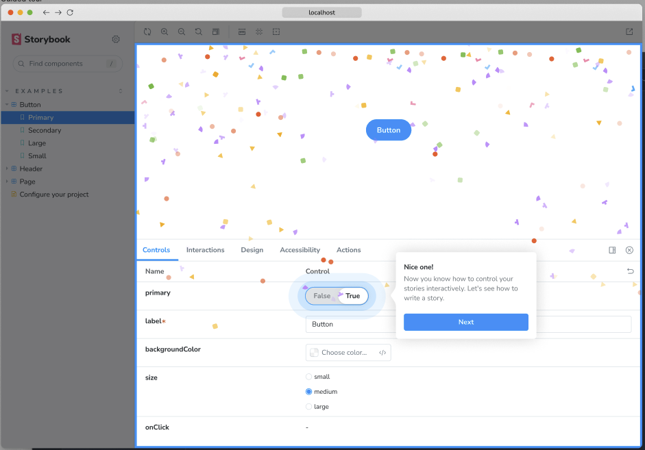 [project Onboarding] Implement Flow Step By Step Guide · Issue 16 · Storybookjs Addon
