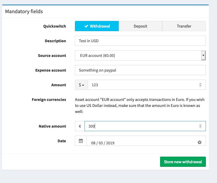 Can't change currency of existing expense · Issue #2155 · firefly-iii ...