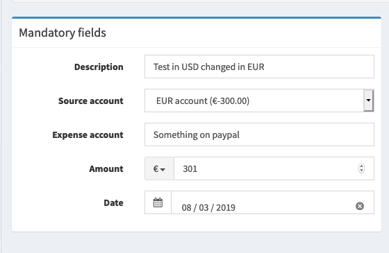 Can't change currency of existing expense · Issue #2155 · firefly-iii ...