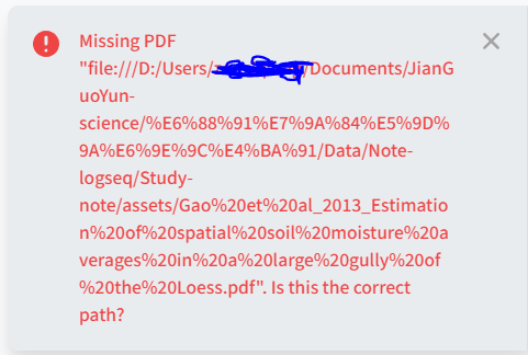 Citations of annotations on PDF file opened via zotero link do not work on another computer ...