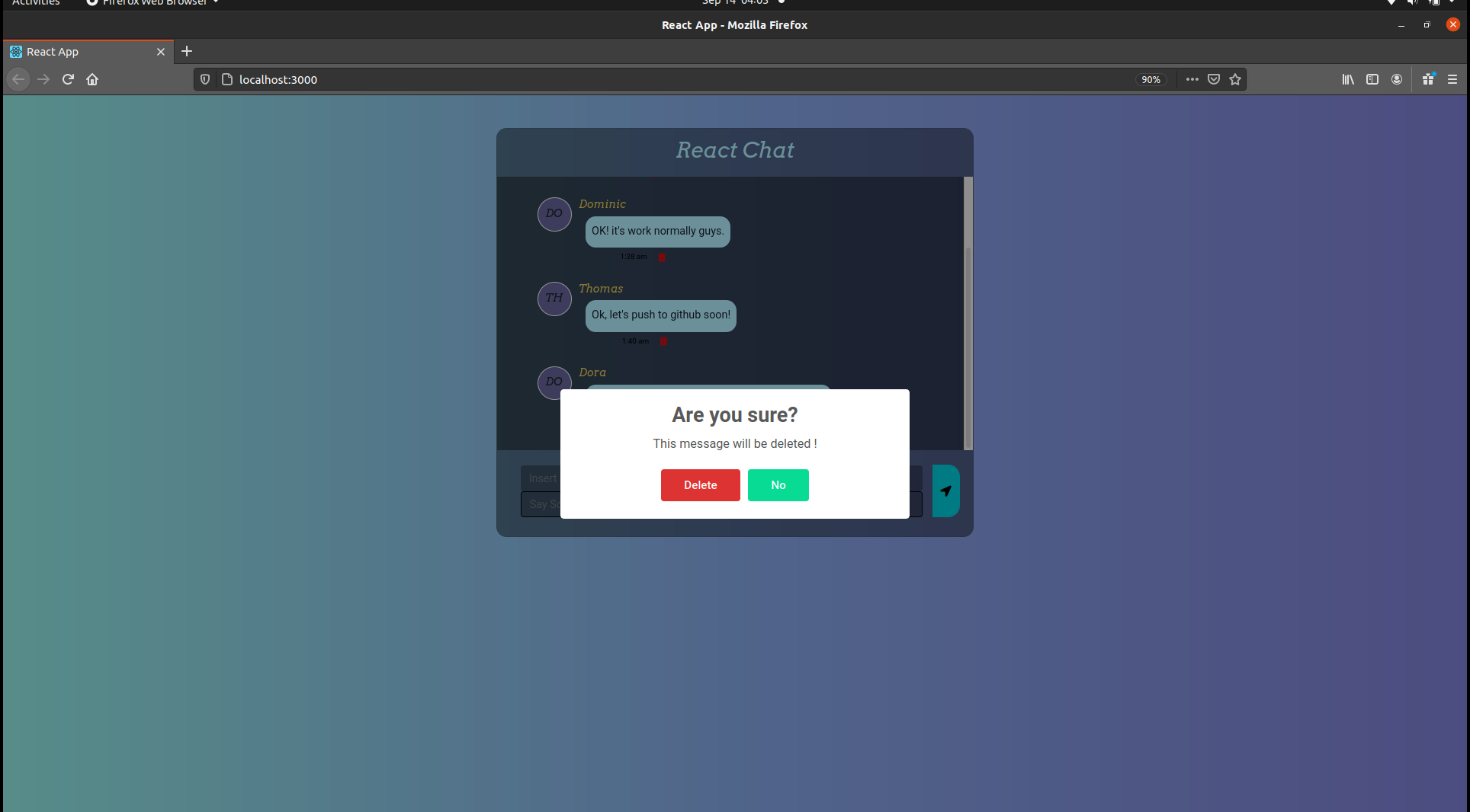 GitHub - farivindra11/React-Chat: Chat application React.js