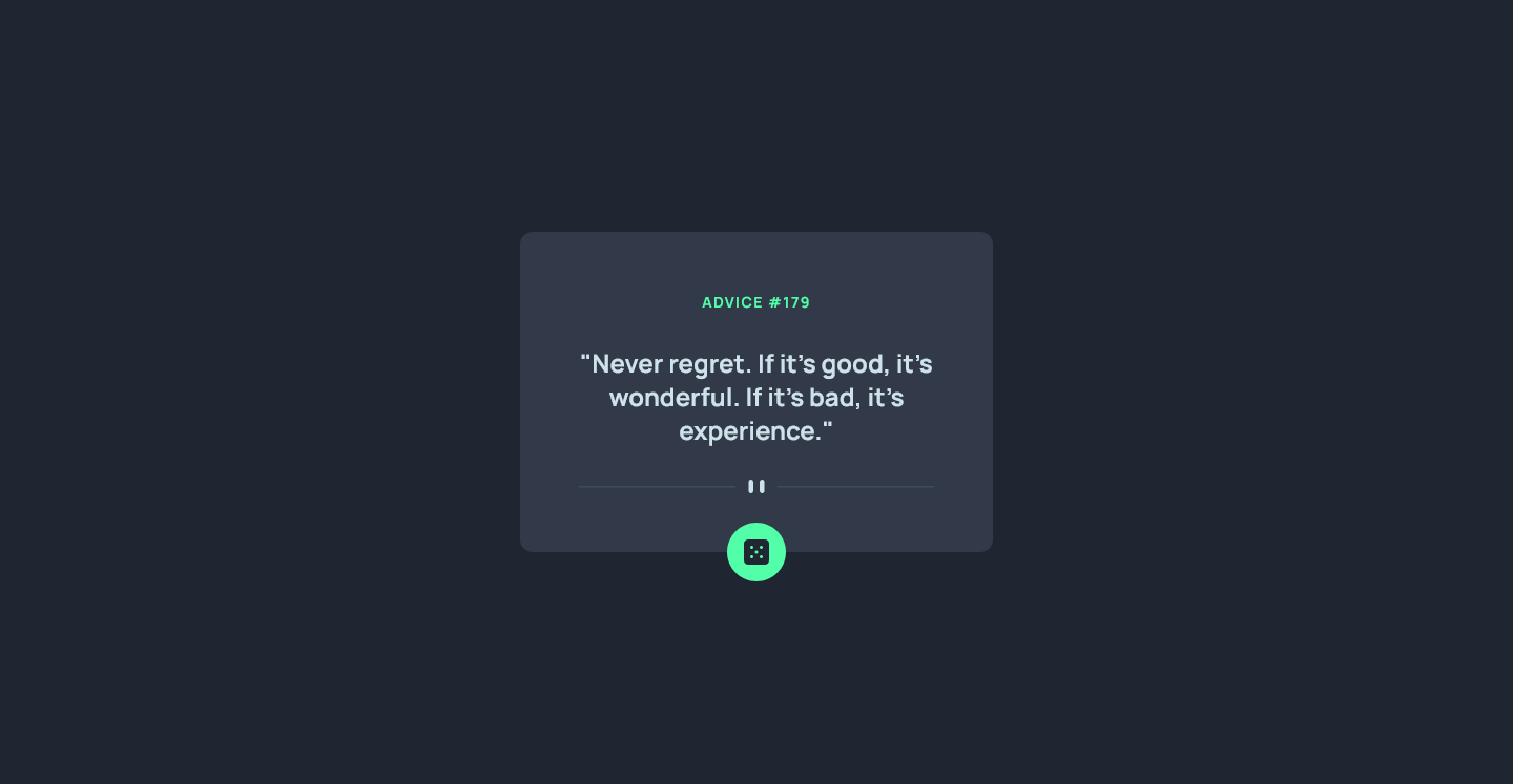 GitHub - NikaBotchorishvili/advice-generator