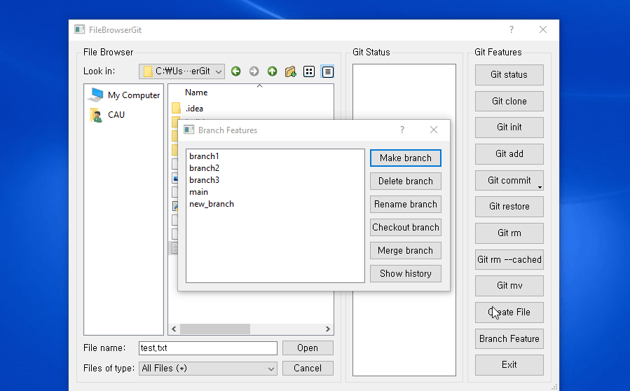 GitHub - 2023-OSS-Team12/FileBrowserGit: 2023 OSS Team Project #1