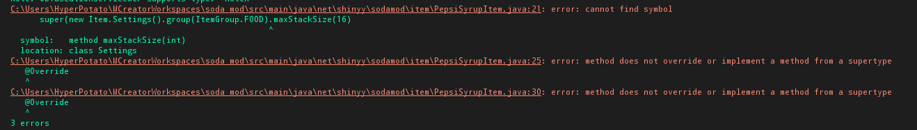 [BUG] Food doesn't compile properly · Issue #50 · Goldorion/Fabric-Generator-MCreator · GitHub