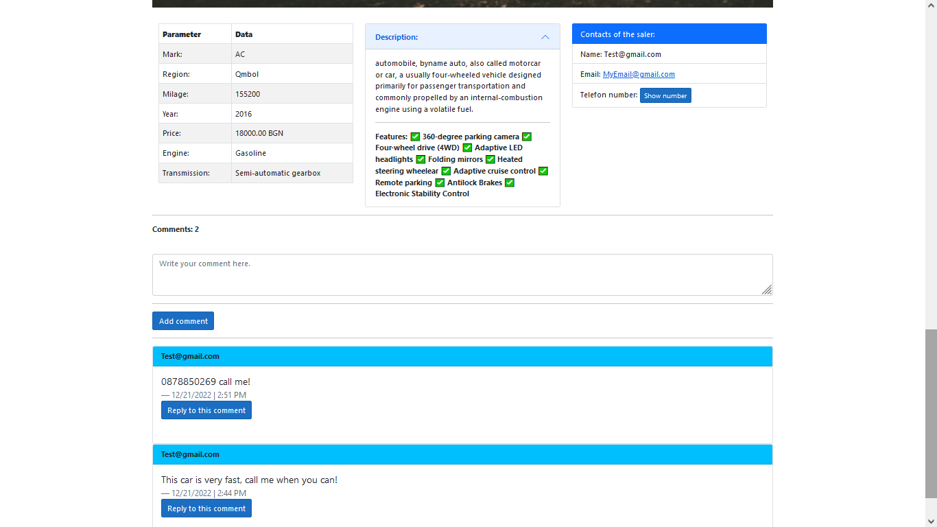 GitHub - StefanIvanovC/CarShop: Migrate CarShop from Gitlab to Github for deploymen.