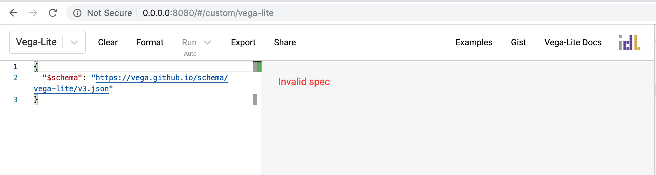 Loading The Editor Initially Neither Activates Vega Nor Vega Lite Mode · Issue 139 · Vega