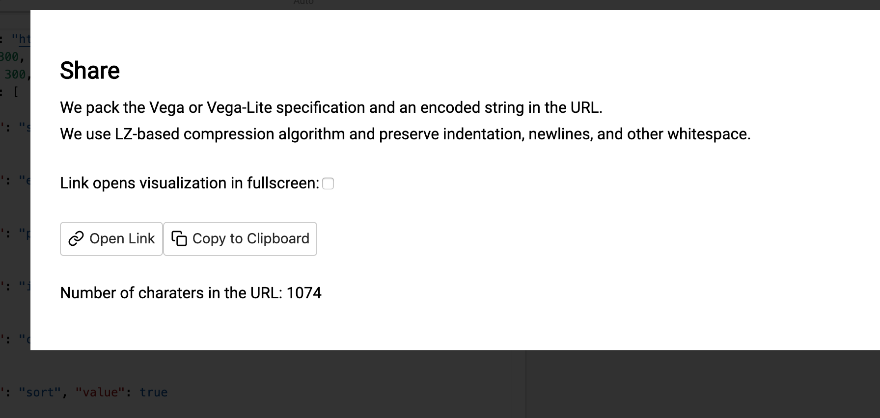 Spacing between sharing buttons got lost · Issue #339 · vega/editor · GitHub