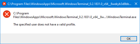Cannot open after downloading from Microsoft Store · Issue #1794 · microsoft/terminal · GitHub