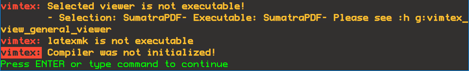 TeX compilation not working · Issue #1372 · lervag/vimtex · GitHub