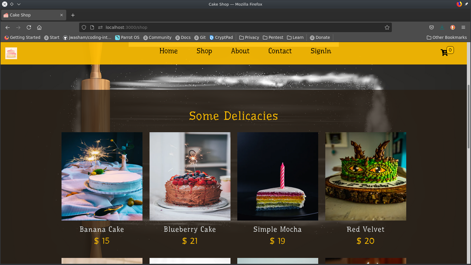 GitHub - lumunge/E_Commerce-Bakery-Shop: E commerce bakery shop. Live ...