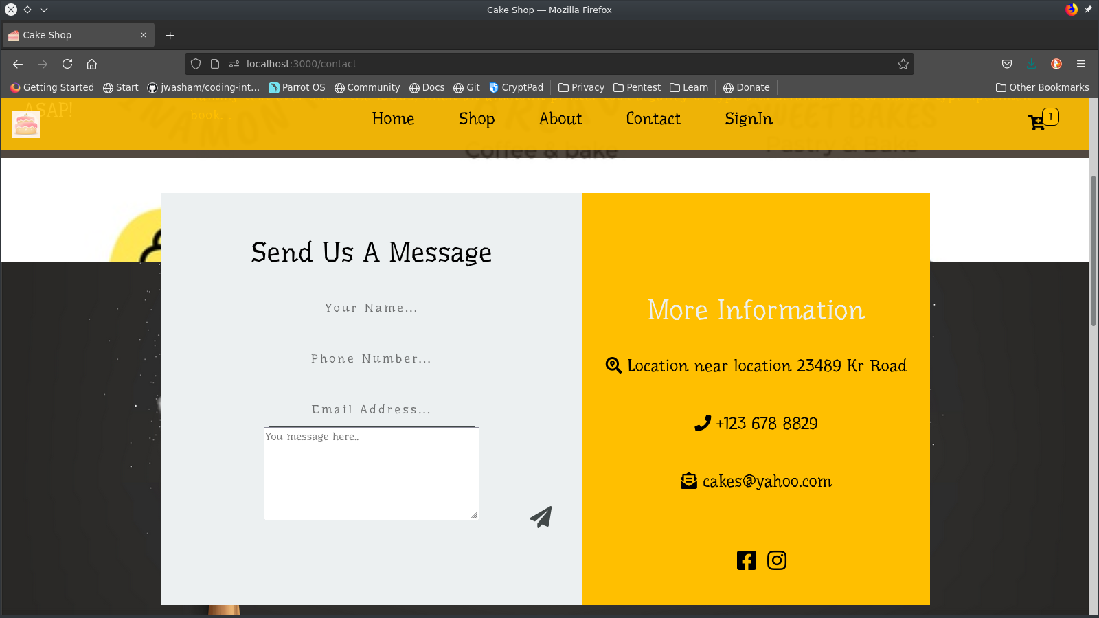GitHub - lumunge/E_Commerce-Bakery-Shop: E commerce bakery shop. Live ...