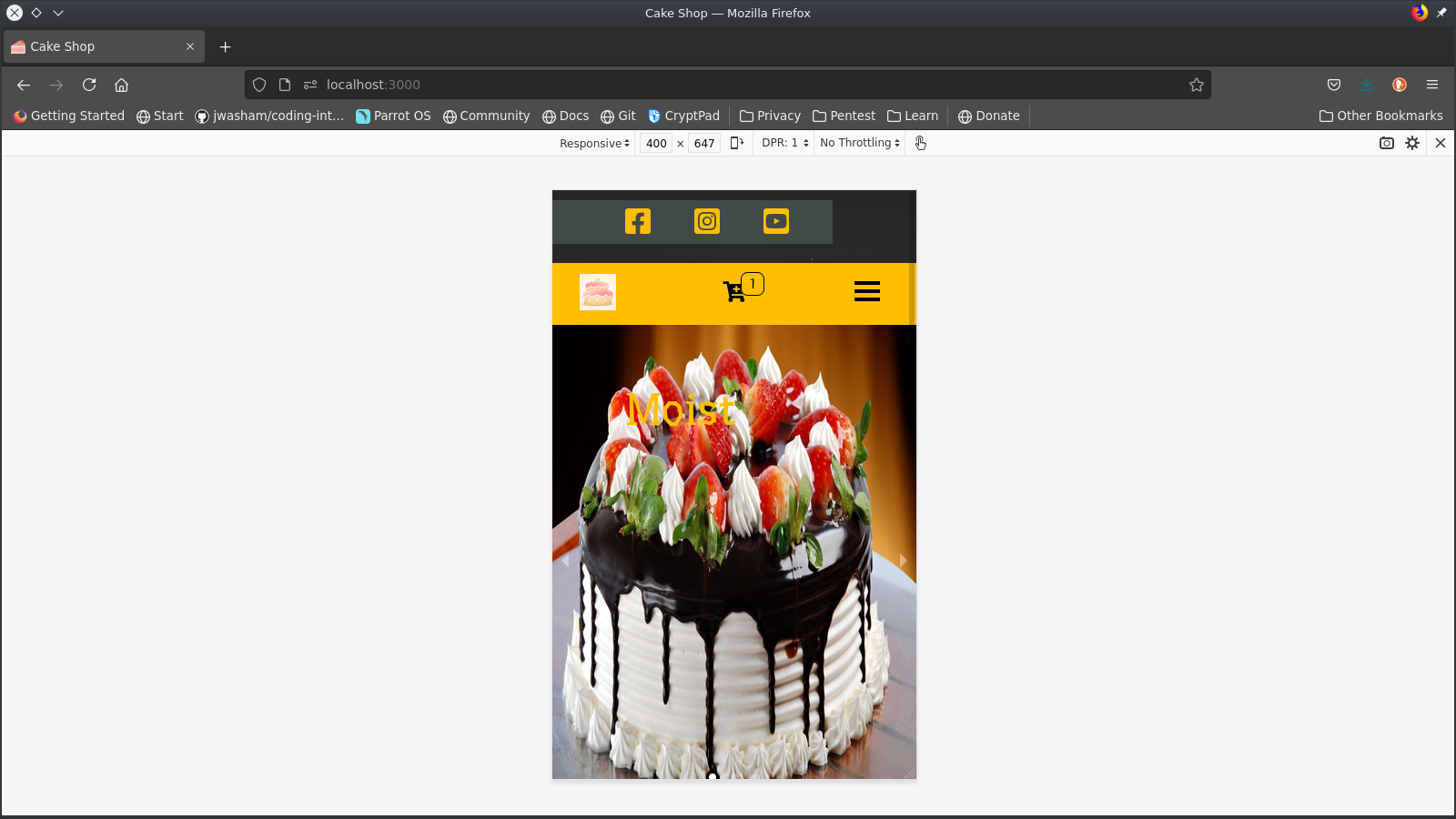 GitHub - lumunge/E_Commerce-Bakery-Shop: E commerce bakery shop. Live ...
