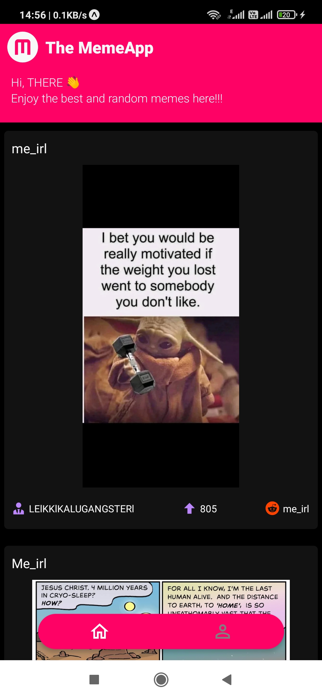 GitHub - dxsumit/MemeApp: React Native App