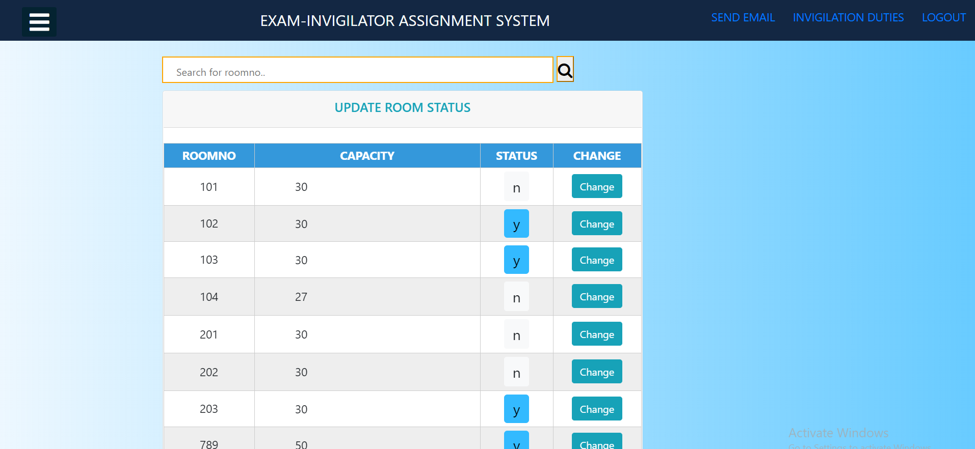 GitHub - aneesha1662/Exam-Invigilator-Assignment-System