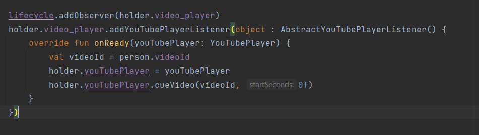 YoutubePlayerView Doesn't Get Filtered in FireStoreRecyclerAdapter ...