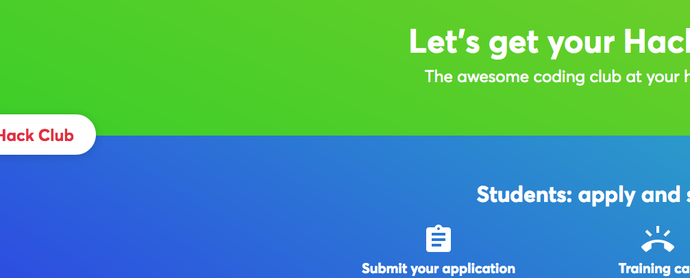 "Apply to Hack Club" button should be centered · Issue #143 · hackclub ...