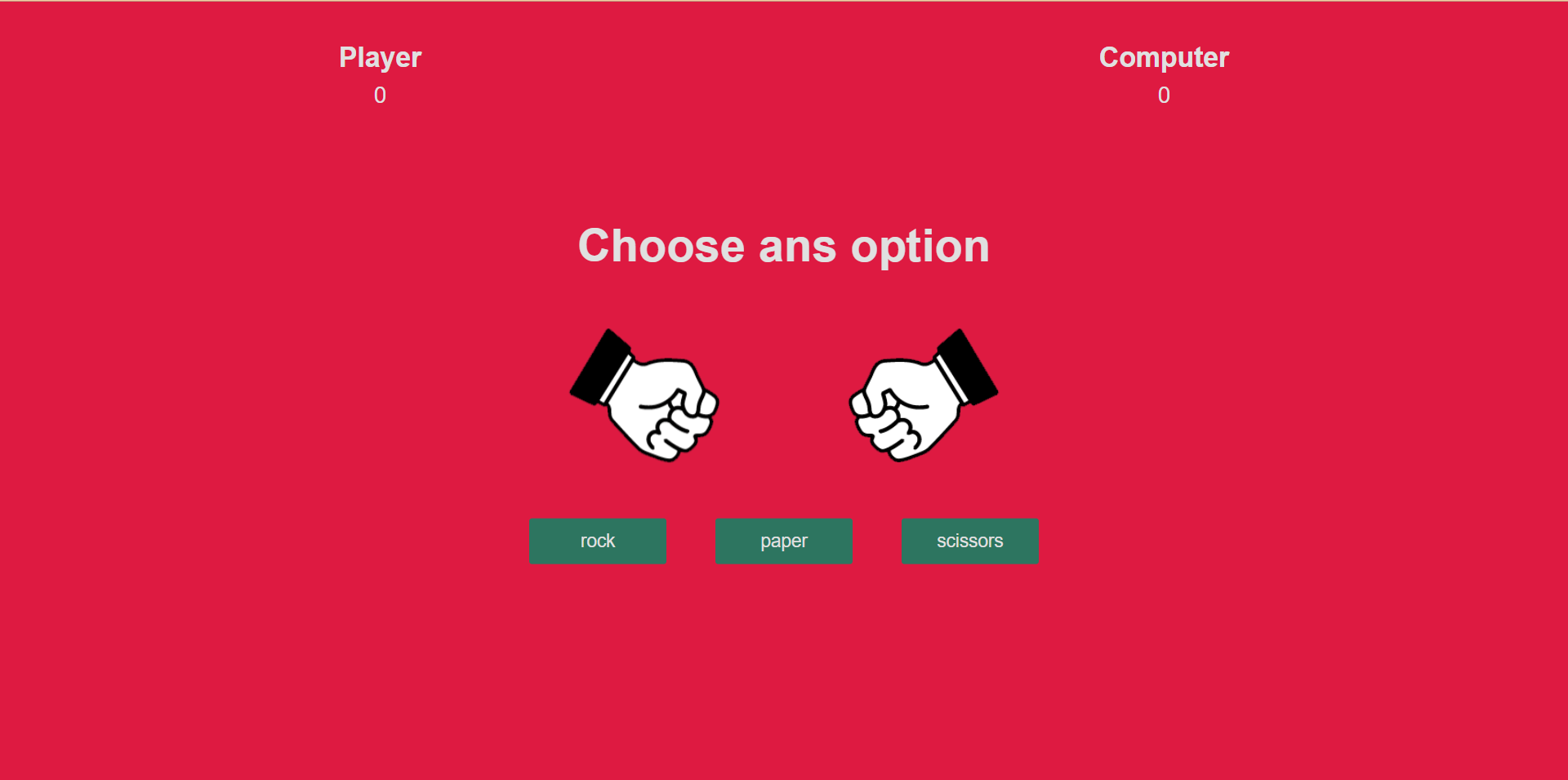 GitHub - RajatMatella/Rock-Paper-Scissors-Game: Basic Rock paper ...