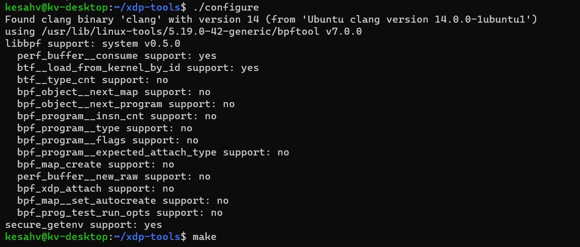 Compilation issue for xdp-bench · Issue #326 · xdp-project/xdp-tools · GitHub