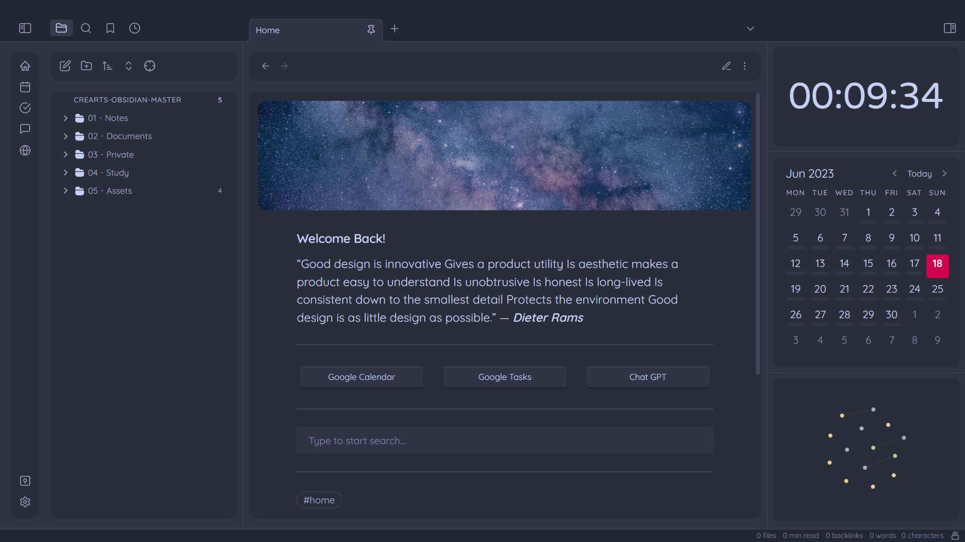 GitHub - CreArts-Community/CreArts-Obsidian-Vault: Obsidian Vault | v1.1.0 | by Corellan