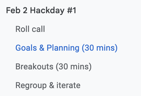NASA hackday planning · Issue #222 · Openscapes/how_we_work · GitHub
